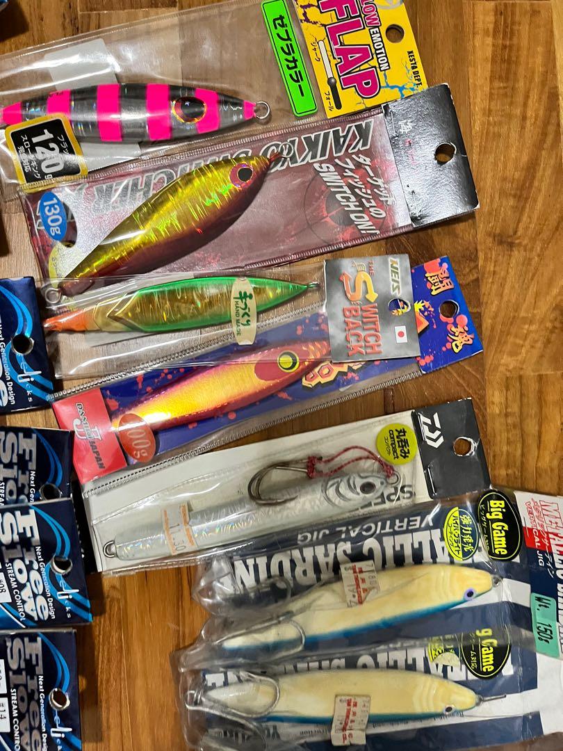 Jigs - made in Japan mostly, Sports Equipment, Fishing on Carousell