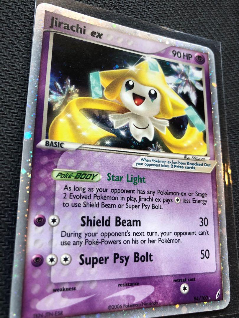 Jirachi ex - 94/100 - Ultra-Rare Ex Crystal Guardians Singles Pokemon ...