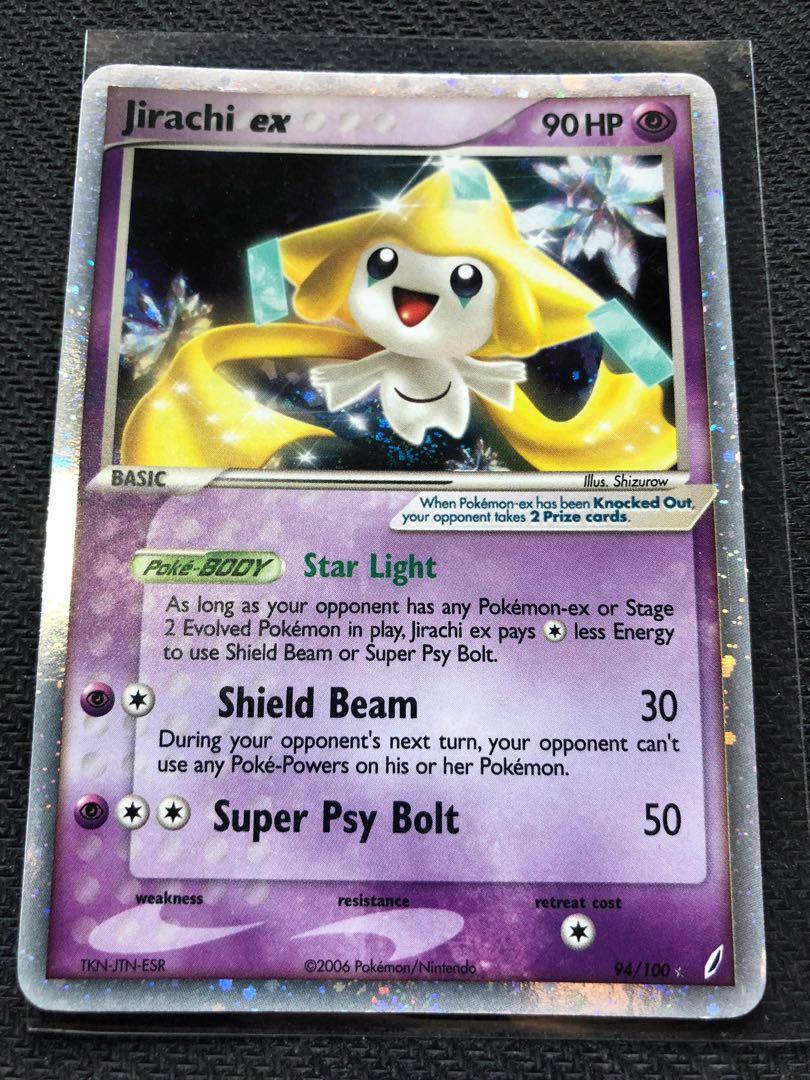 Jirachi ex - 94/100 - Ultra-Rare Ex Crystal Guardians Singles Pokemon ...