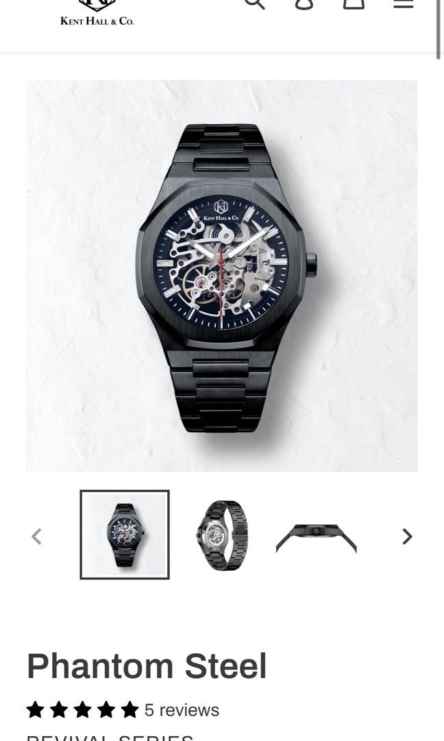 Kent & Hall Watch Phantom Steel, Luxury, Watches on Carousell