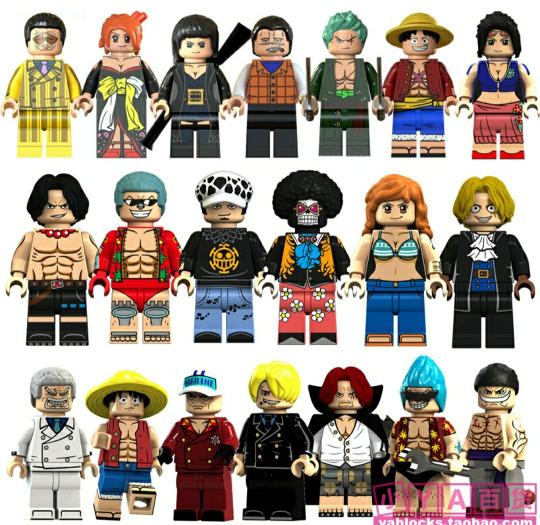 Koruit XP OnePiece Minifigures (Lego compatible), Hobbies & Toys, Toys ...