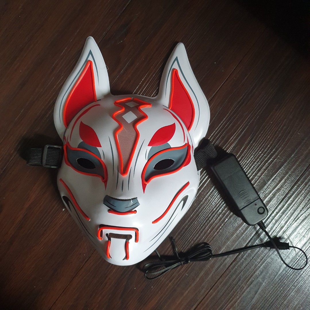 LED Fox Mask cosplay, Hobbies & Toys, Memorabilia & Collectibles, Fan ...