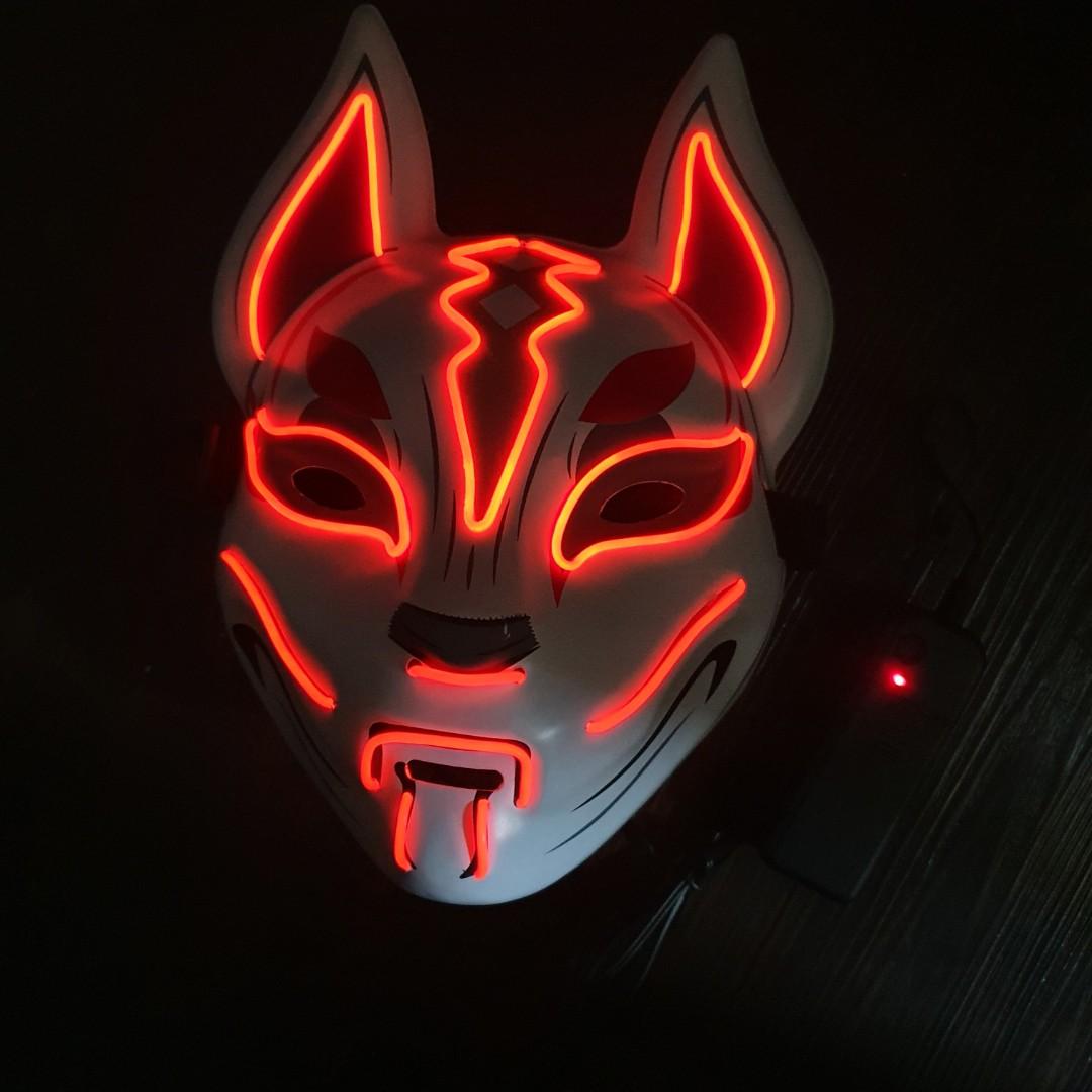 LED Fox Mask cosplay, Hobbies & Toys, Memorabilia & Collectibles, Fan ...