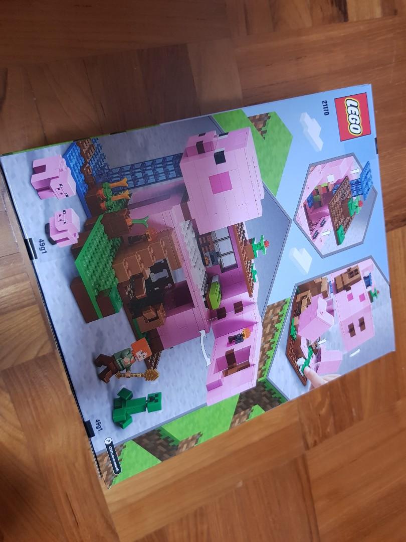 Lego Minecraft 21170 the pig House, Hobbies & Toys, Toys & Games on ...