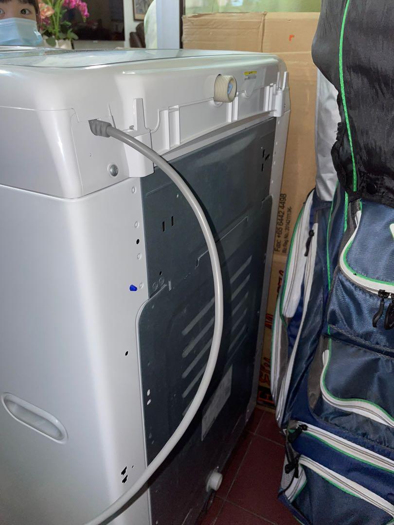 LG T2108VSAW Top Load Washer 8kg, TV & Home Appliances, Washing ...