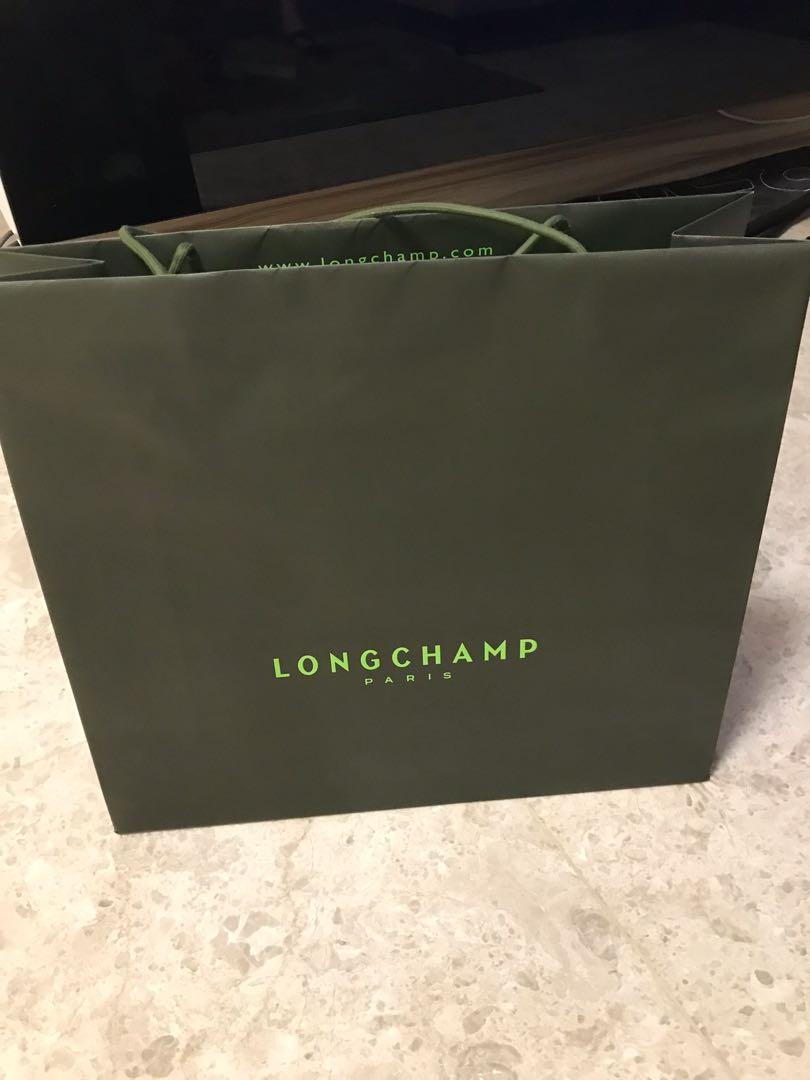 Longchamp paper bag, Everything Else on Carousell