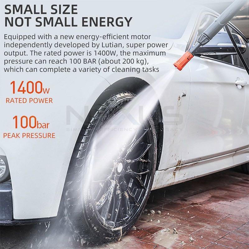 LT202-1200-1 LUTIAN High Pressure Portable Water Jet Wash Machine 220V ...