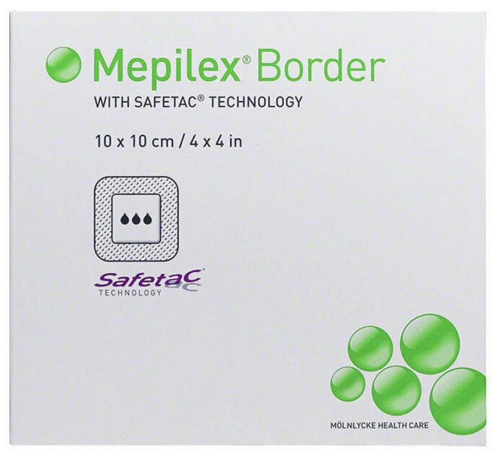 Mepilex Border 10cm x 10cm, Health & Nutrition, Medical Supplies ...