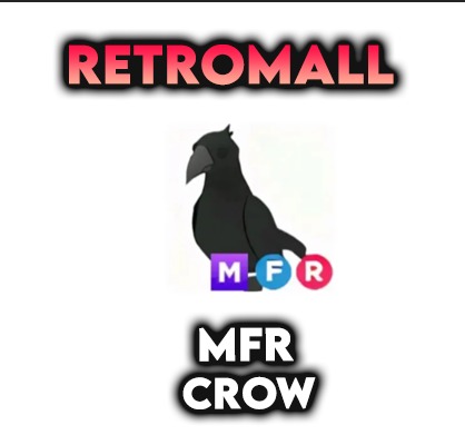 MFR Crow (Adopt Me) Mega Fly Ride, 其他, 其他 - Carousell