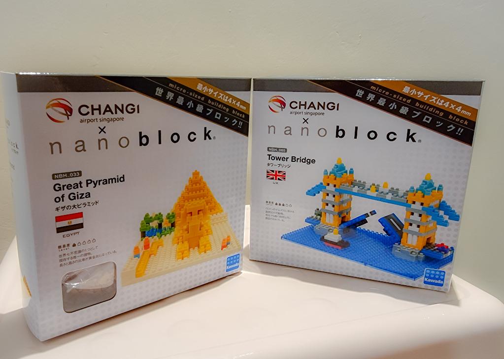 nanoblock x Changi Airport - Great Pyramid of Giza + Tower Bridge, Hobbies & Toys, Toys & Games ...
