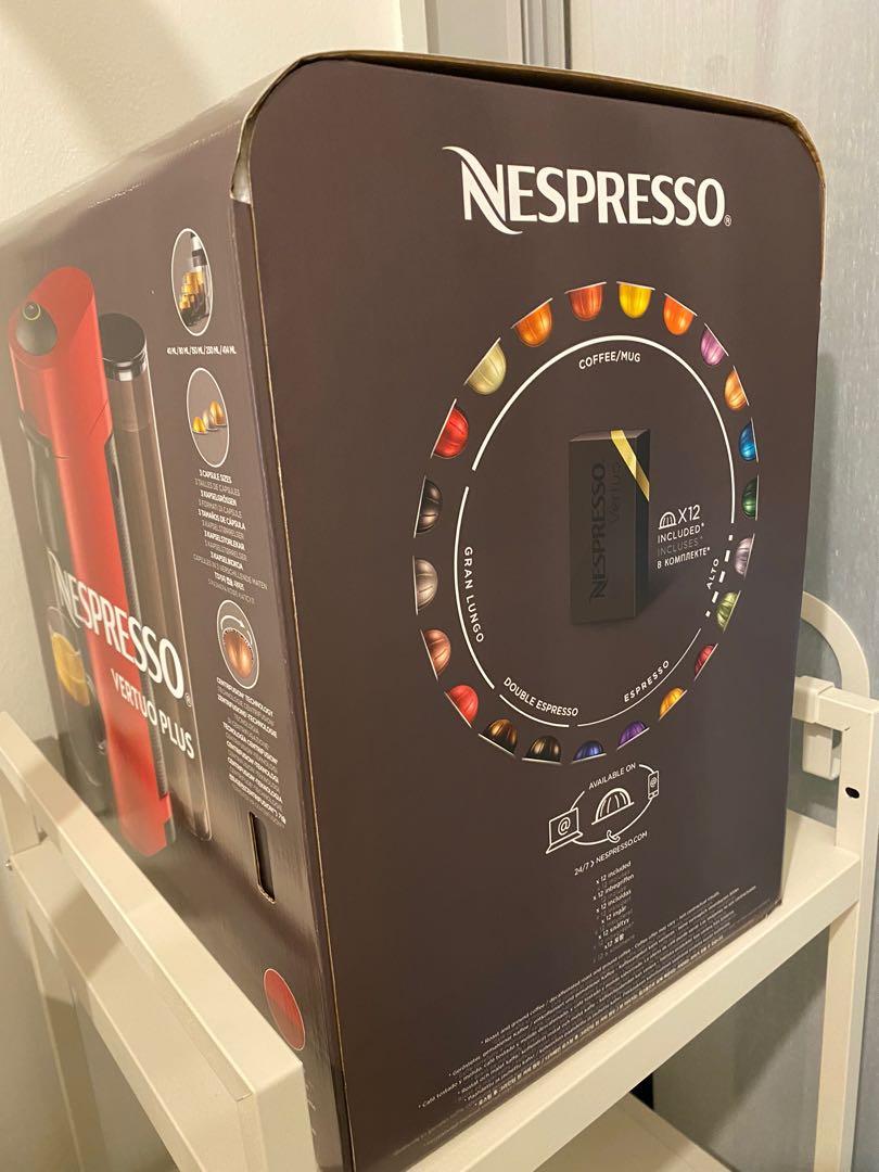 Nespresso Vertuo Plus - Cherry Red, TV & Home Appliances, Kitchen ...