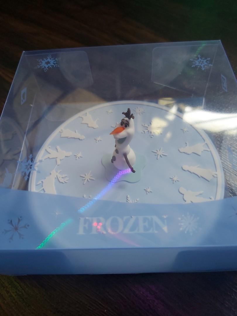 NEW DISNEY FROZEN CUP COVER WITH OLAF FIGURINE!!!, Furniture & Home ...