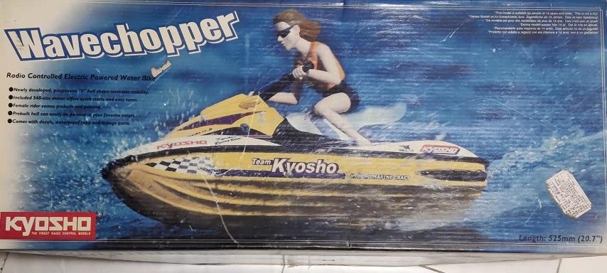 New in Box Vintage 1980s Kyosho Wave Chopper RC Boat, Hobbies & Toys ...