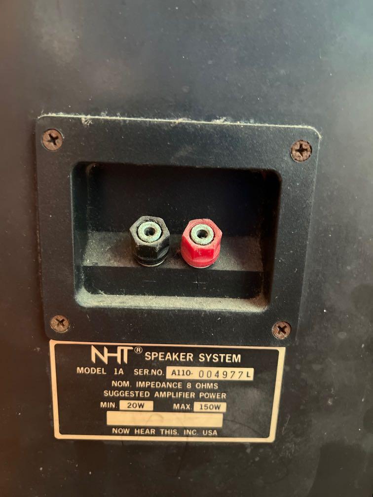 NHT Book Shelf Speakers, Audio, Soundbars, Speakers & Amplifiers on ...