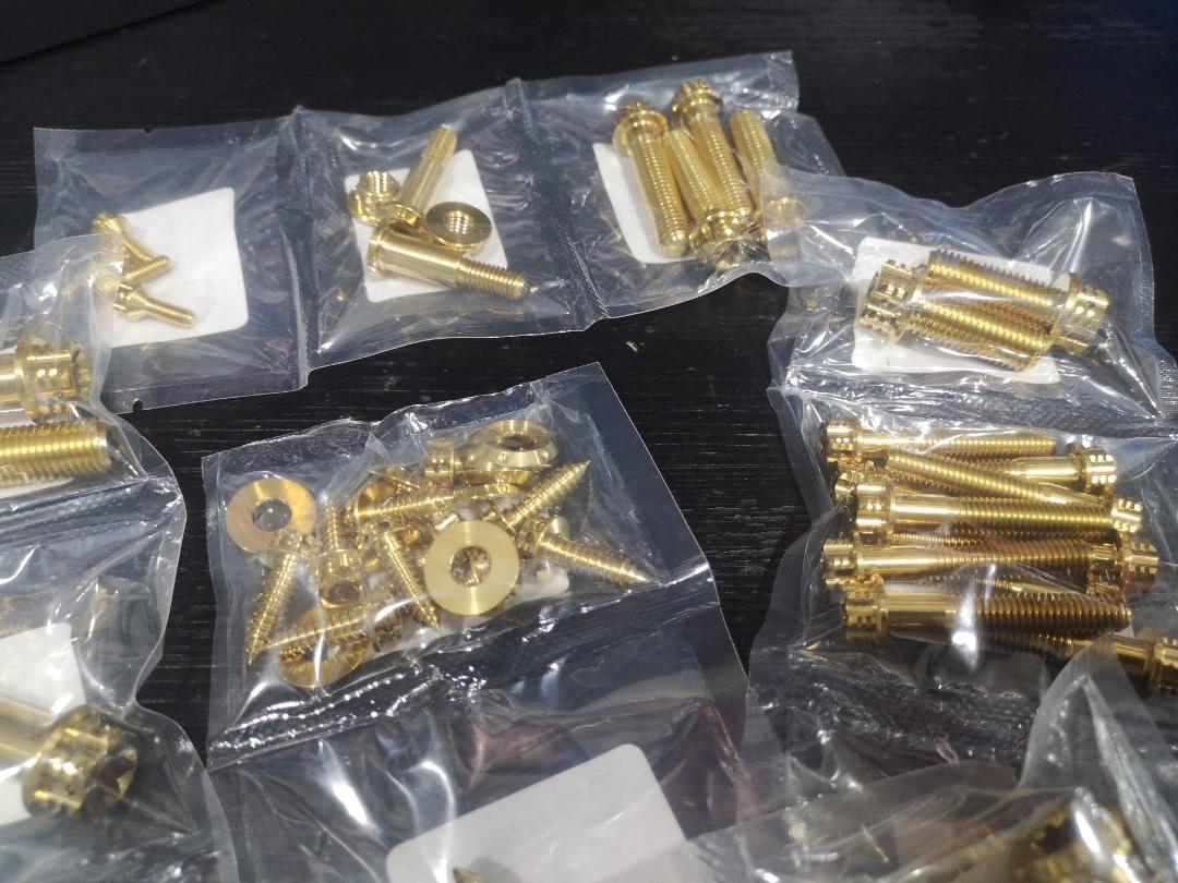 Nmax Xmax authentic titanium screw set, Motorcycles, Motorcycle ...