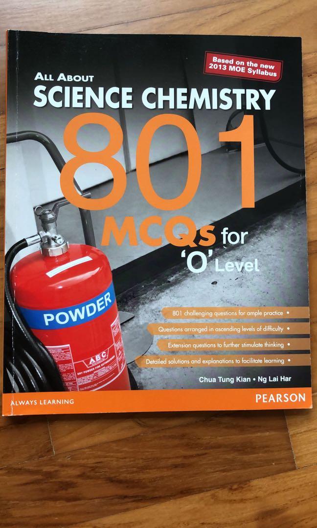 O Level Chemistry 801 MCQs Workbook!, Hobbies & Toys, Books & Magazines ...