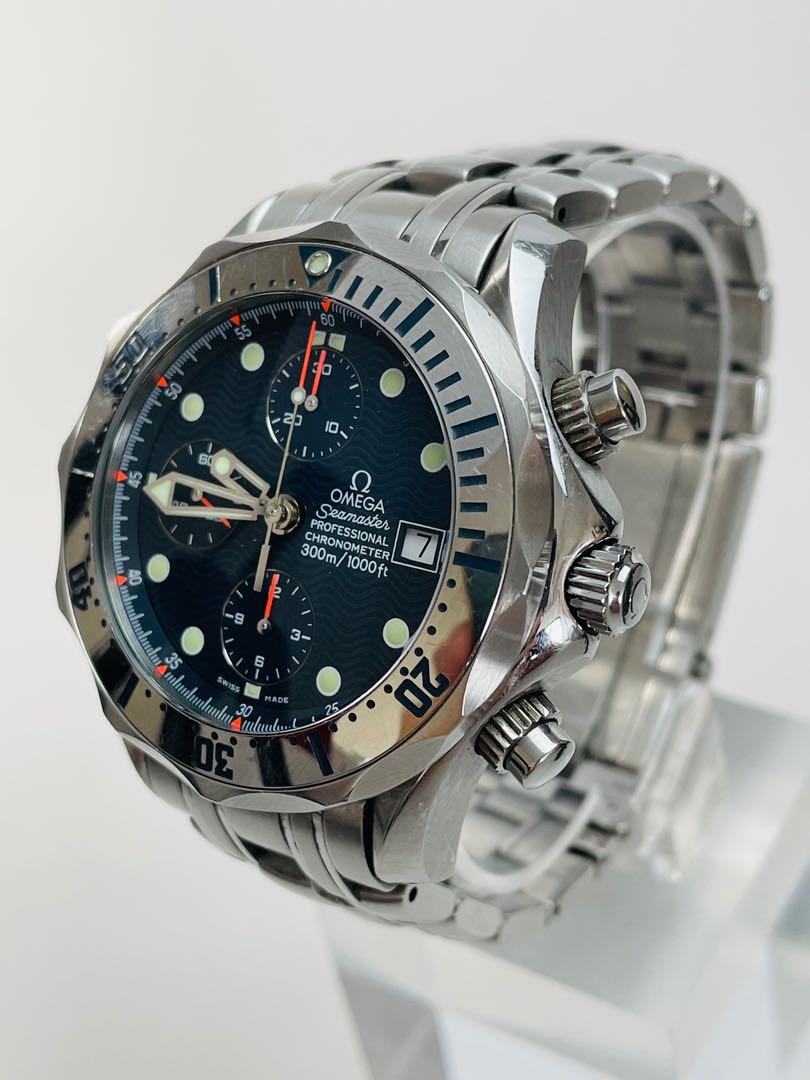 Omega Seamaster Chronograph Ref 25988000 Caliber 1164 Men’s Automatic ...