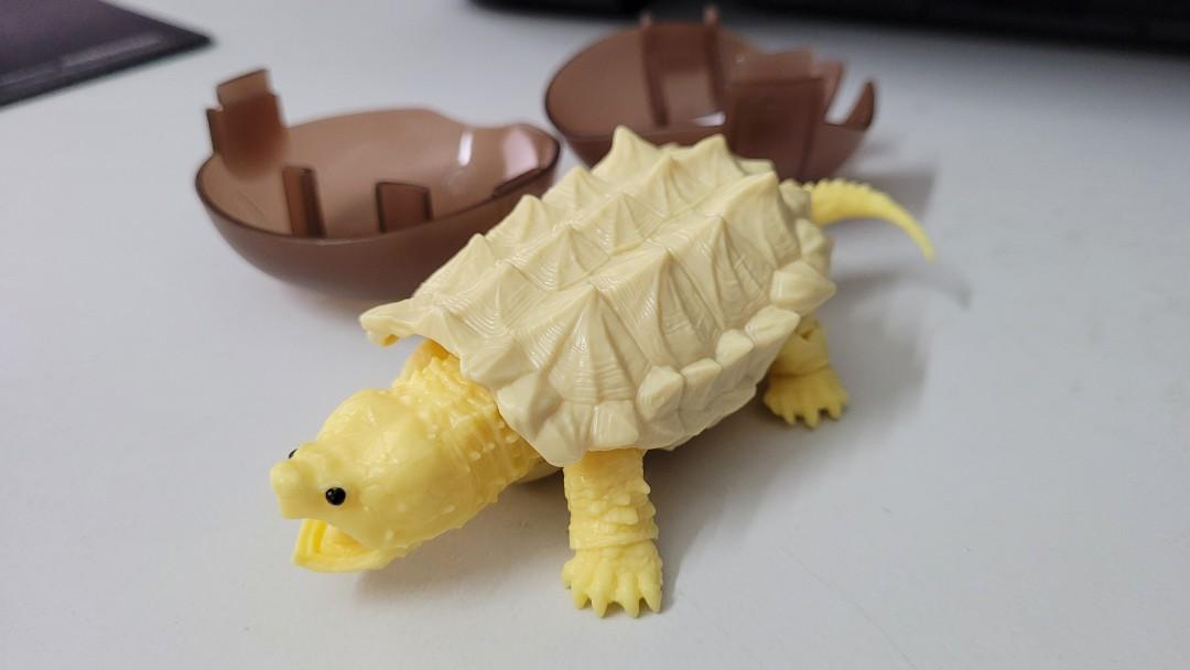 Original Bandai Gashapon Albino Alligator snapping tortoise figure ...