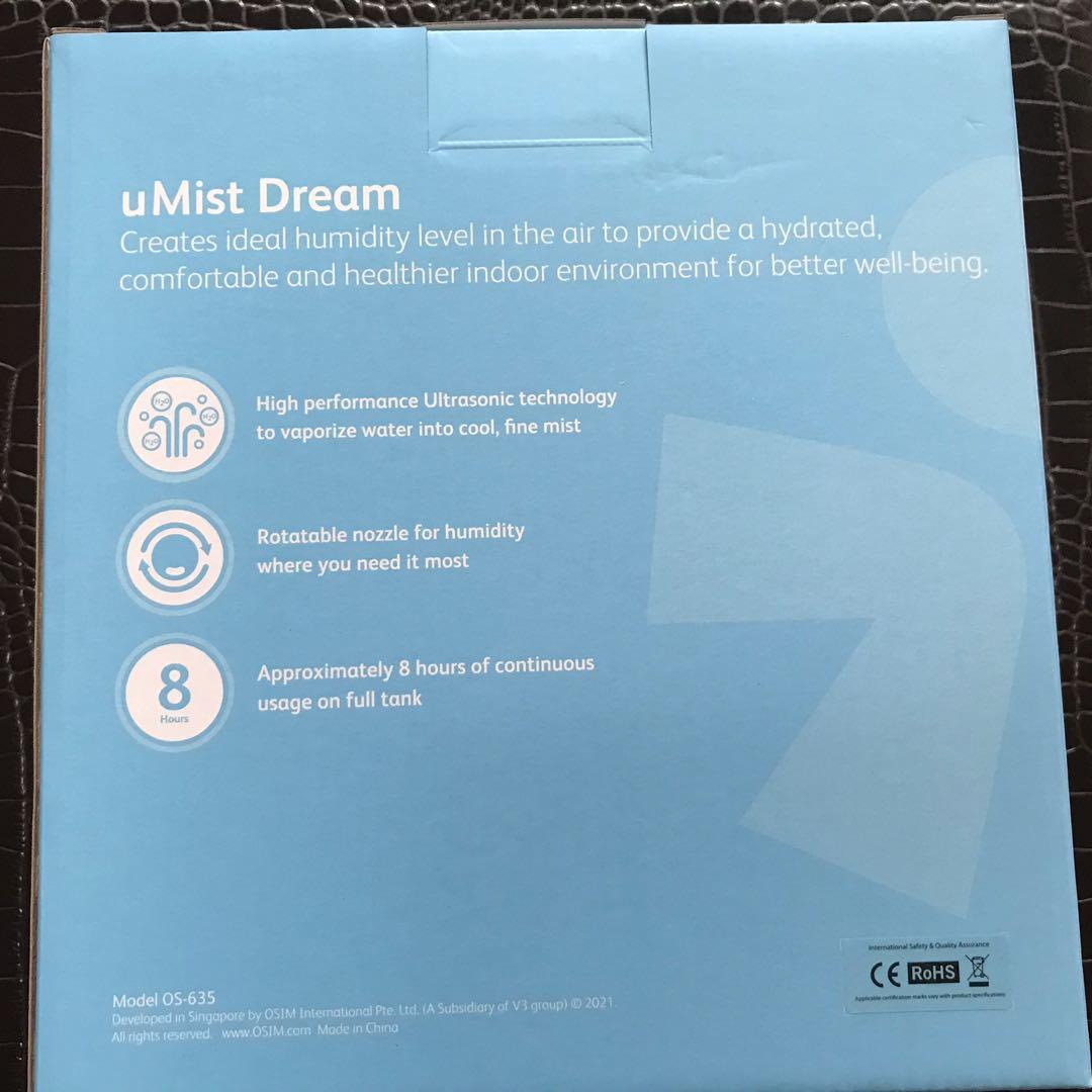 Osim U Mist Dream Humidiflier, TV & Home Appliances, Air Purifiers ...