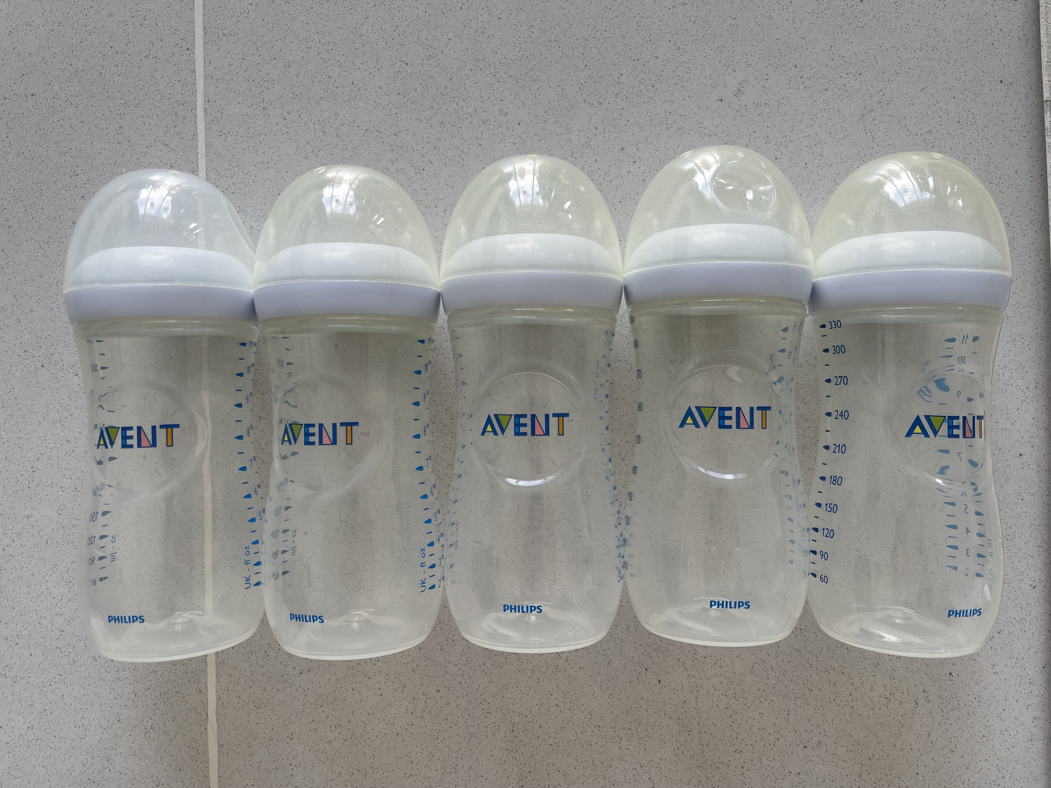 Lightly used Philips Avent 330ml x 5, Babies & Kids, Nursing & Feeding ...