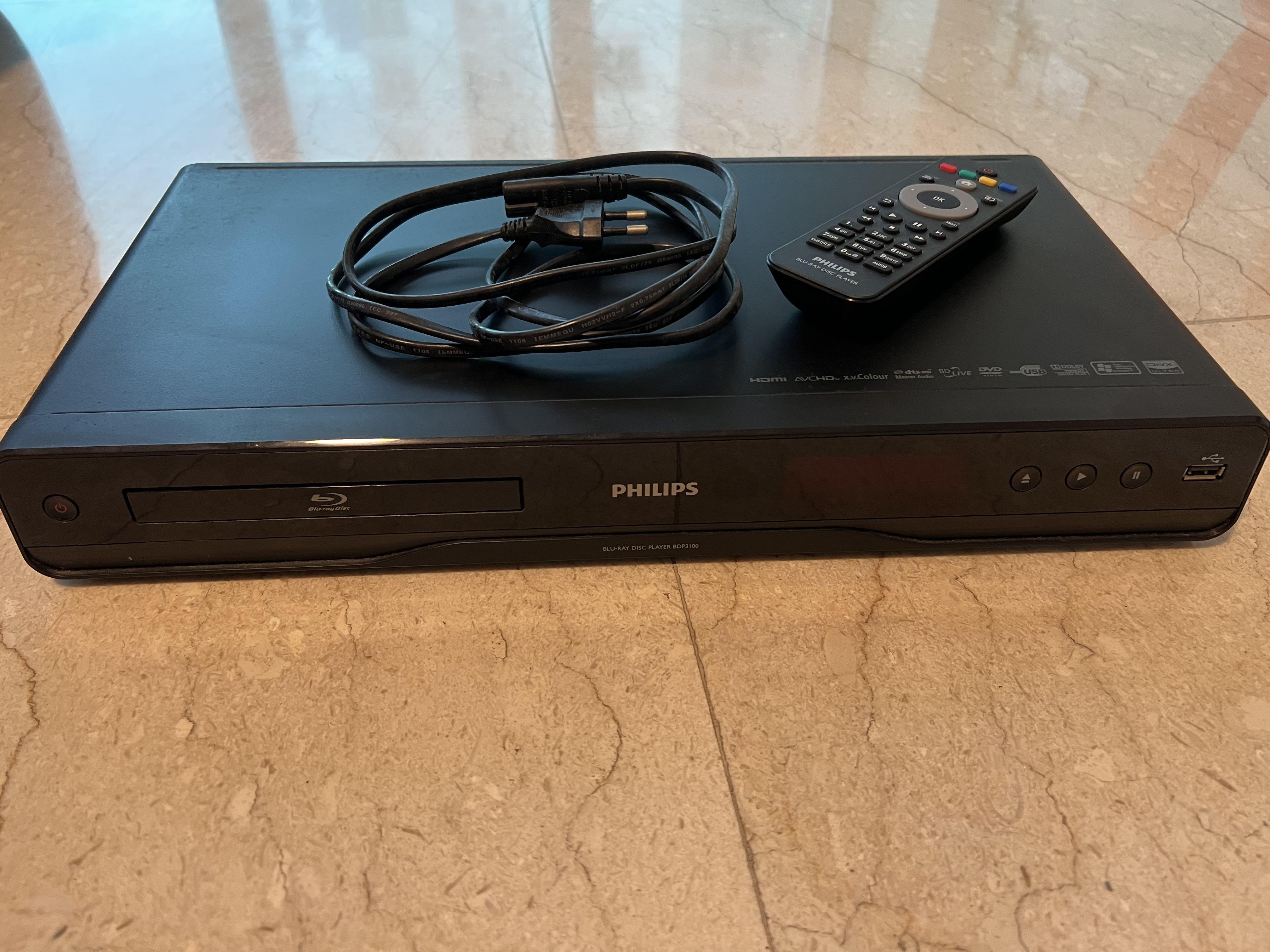 Philips Blu-Ray Disc Player BDP3100, Computers & Tech, Office ...