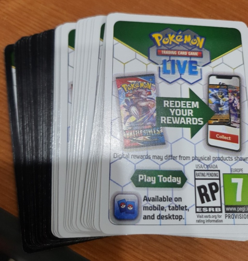 Pokemon Code Card, Hobbies & Toys, Toys & Games on Carousell