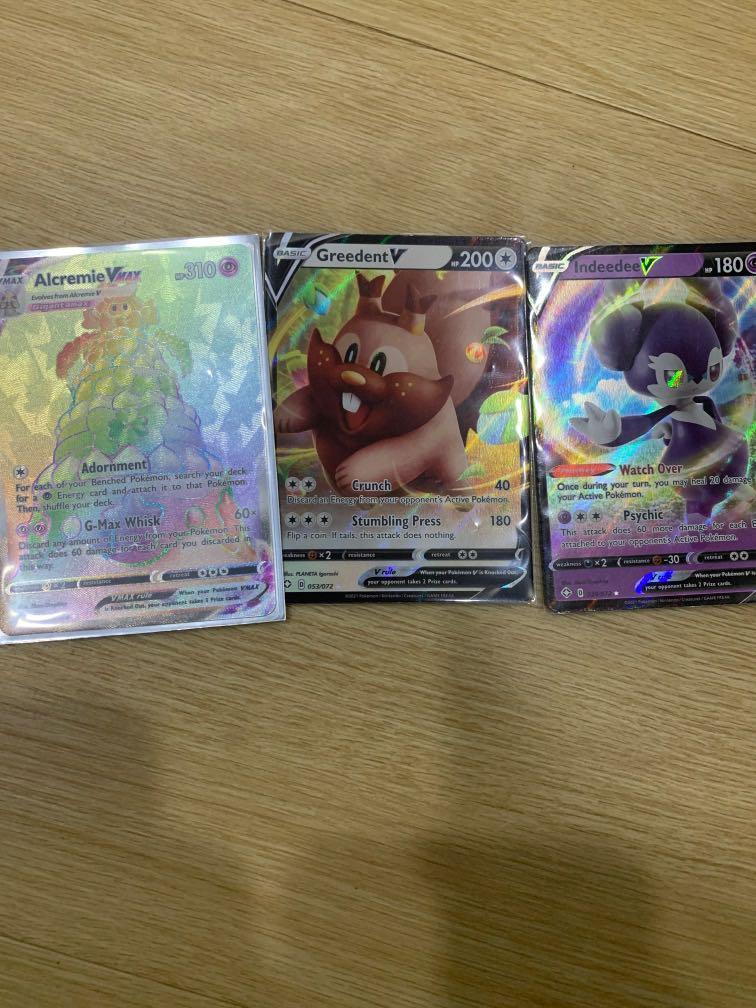 Pokémon TCG shining fates sword and shield V and hyper rare rainbow ...