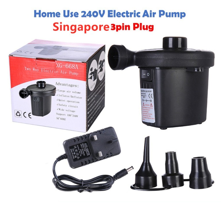 Portable Air Inflatable Pump AC Electric Air Pump Inflation Pump ...