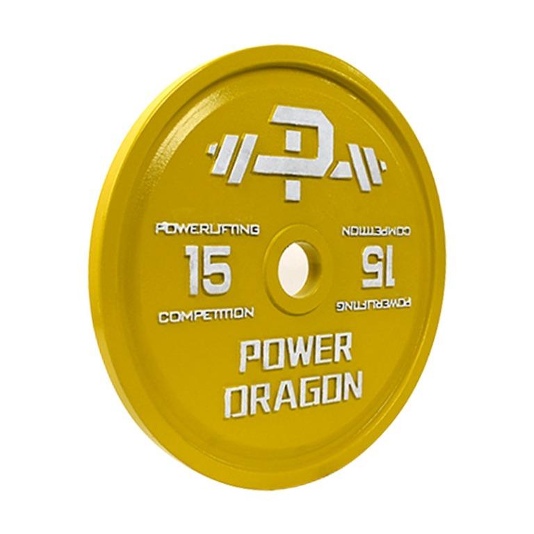Power Dragon Calibrated Steel Weight Plates for Powerlifting Barbell ...