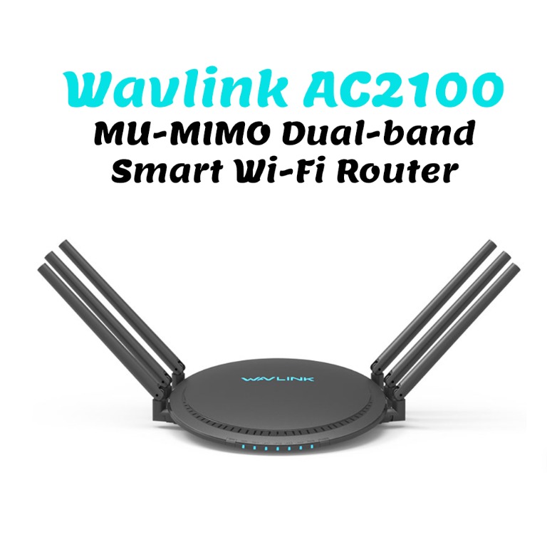 Powerful WAVLINK AC2100 MU-MIMO Dual-band Smart Wi-Fi Router, Computers ...