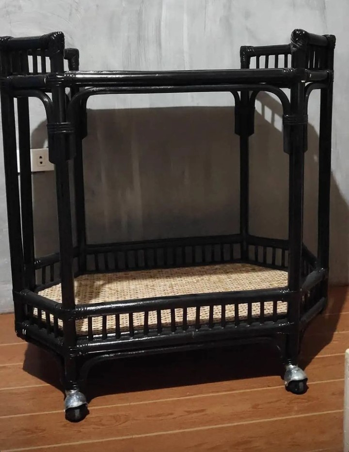 AVAILABLE Export Quality Rattan Bar Cart Black Solihiya Bar Kitchen ...