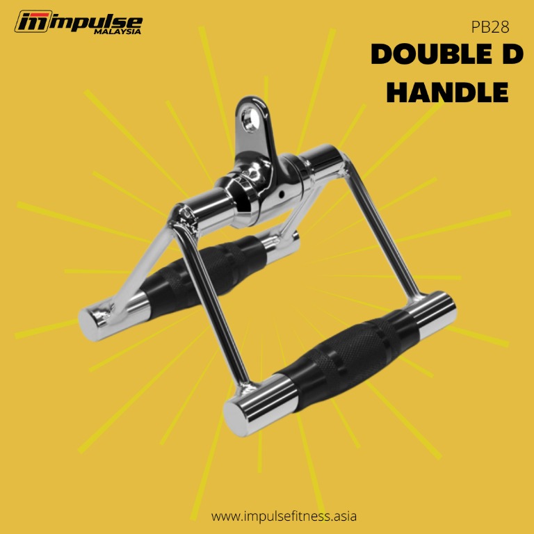 (Ready Stock) Double D handle, Sports Equipment, Exercise & Fitness ...