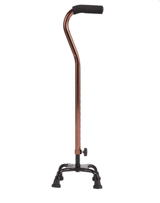 Quad Cane - Adjustable Walking Cane with 4-Pronged Base for Extra ...