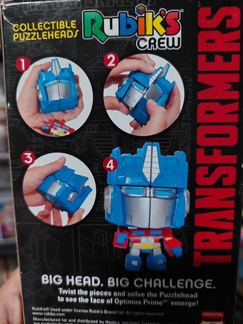 Rubik's Crew Transformers OPTIMUS PRIME, Hobbies & Toys, Toys & Games ...