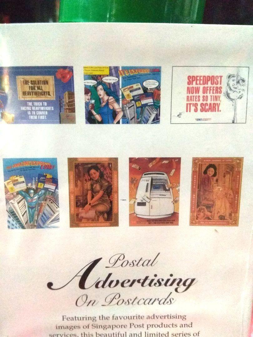 SINGAPORE POST Postal Advertising On Postcards, Everything Else on ...