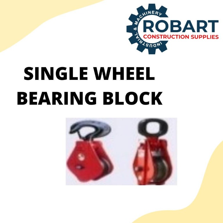 SINGLE WHEEL BEARING BLOCK, Commercial & Industrial, Construction Tools ...