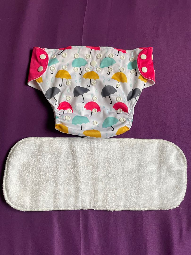 Smart Babies washable diaper umbrella design, Babies & Kids, Bathing ...