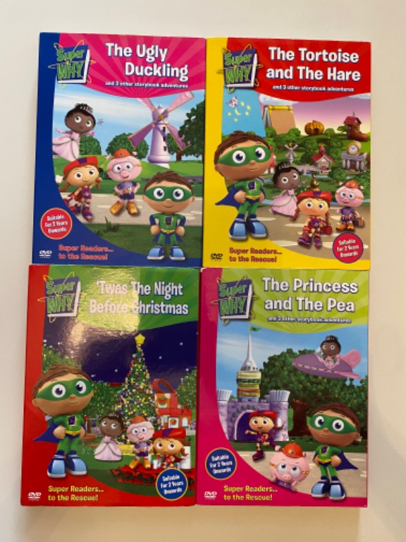 Super Why DVDs $10 for all 4 DVDs, Hobbies & Toys, Music & Media, CDs ...