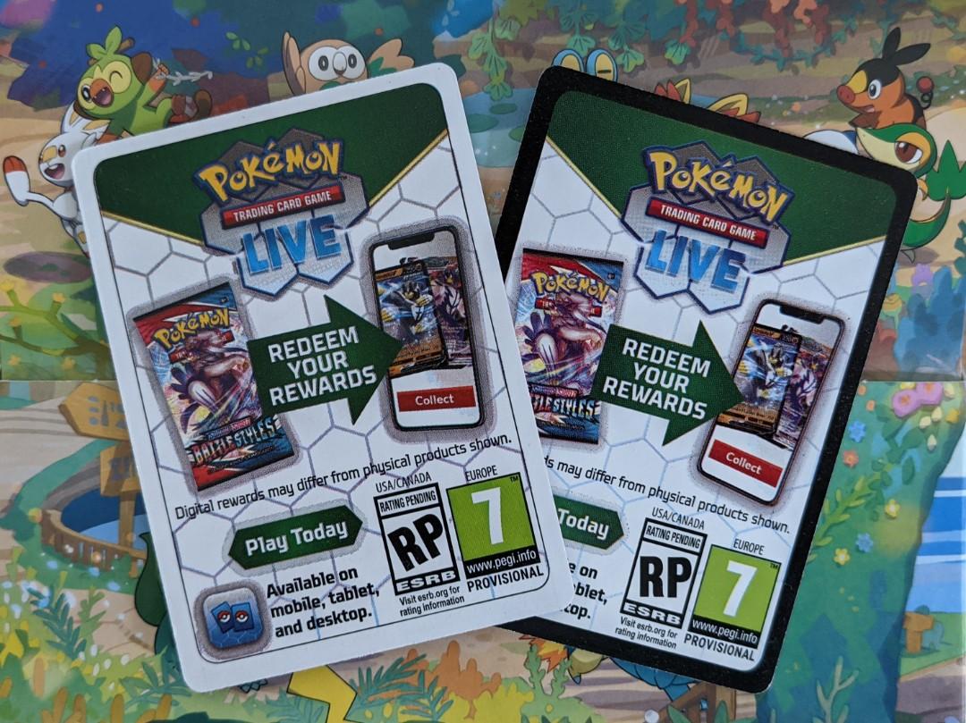 SWSH Pokemon TCG Online Code Cards (NO TYPING REQ.), Hobbies & Toys ...