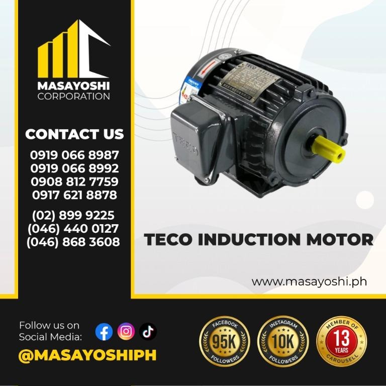Teco Induction Motor | Motor | Electric Motor, Commercial & Industrial ...
