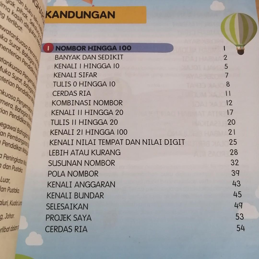 Textbook Kssr Matematik Tahun 1 Sekolah Kebangsaan Hobbies Toys