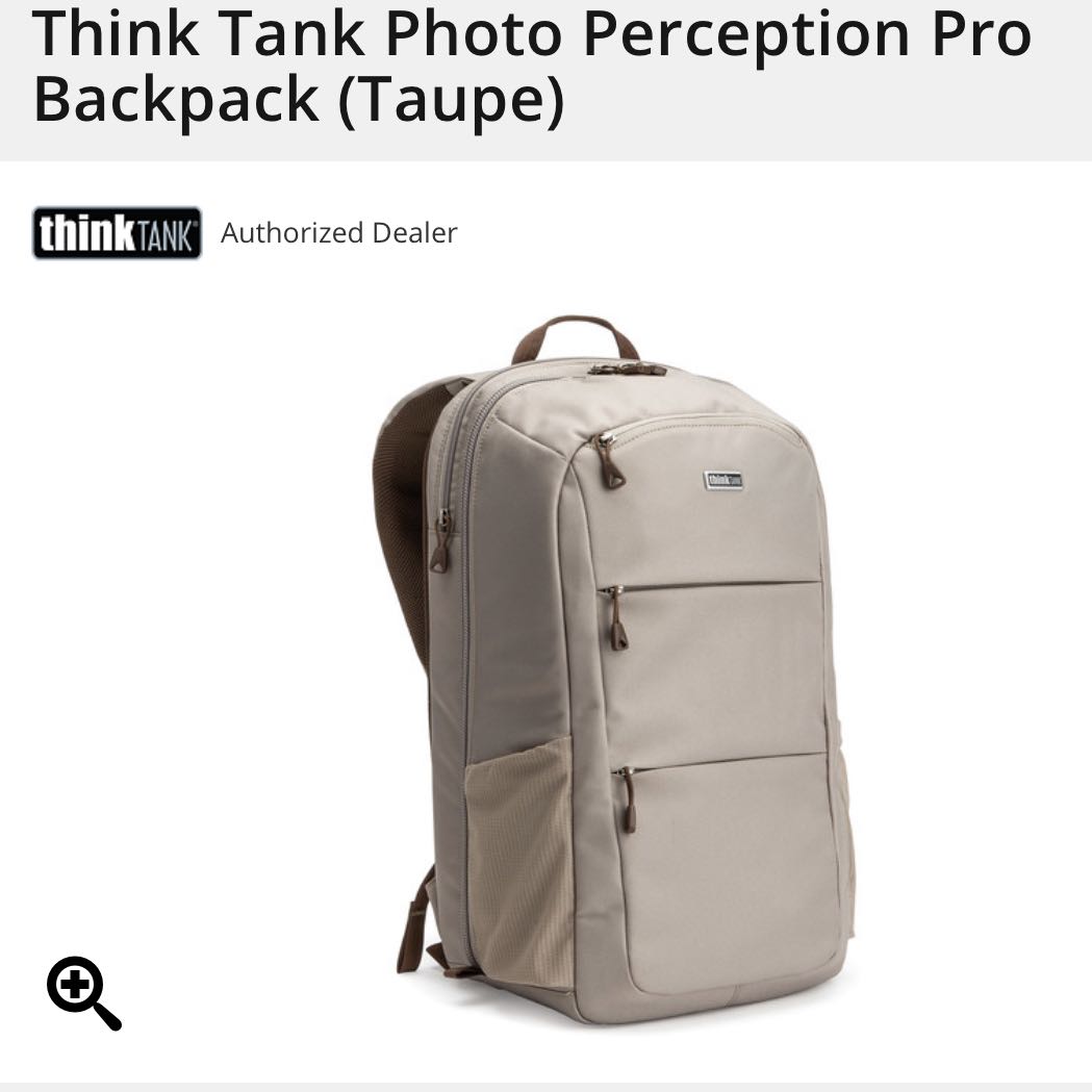 Think Tank Photo Perception Pro Backpack, Men's Fashion, Bags ...