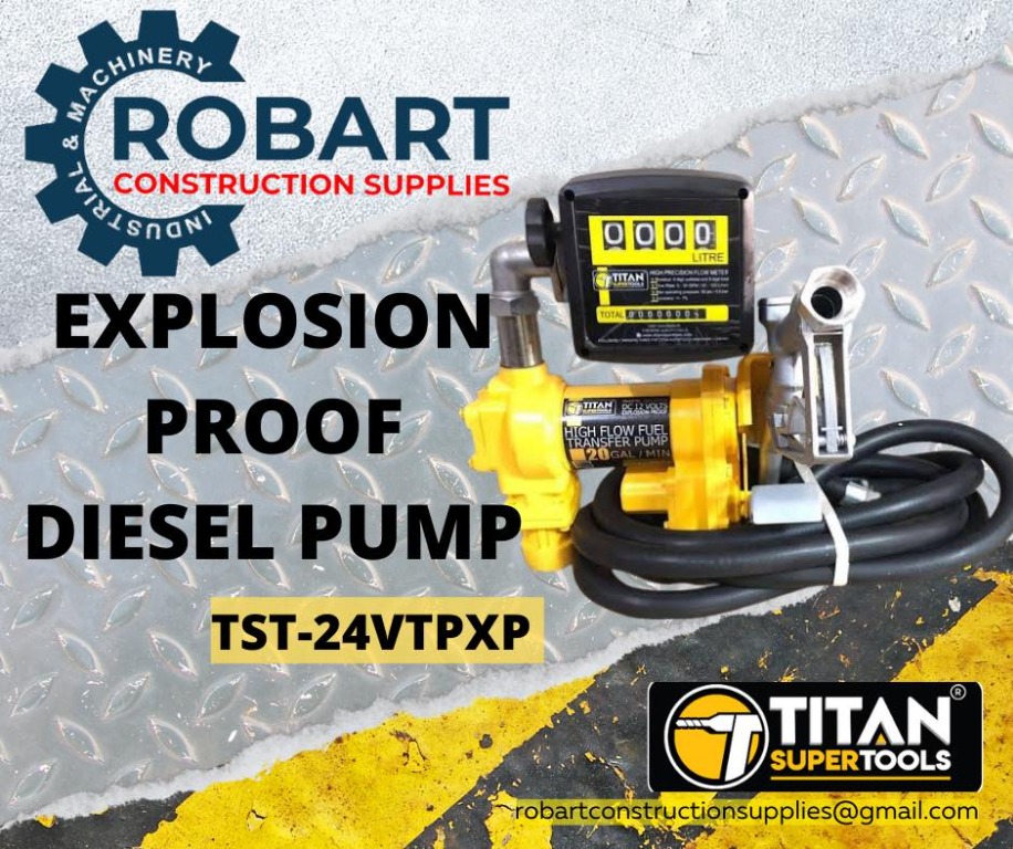 TITAN EXPLOSION PROOF DIESEL FUEL PUMP TST-24VTPXP, Commercial ...
