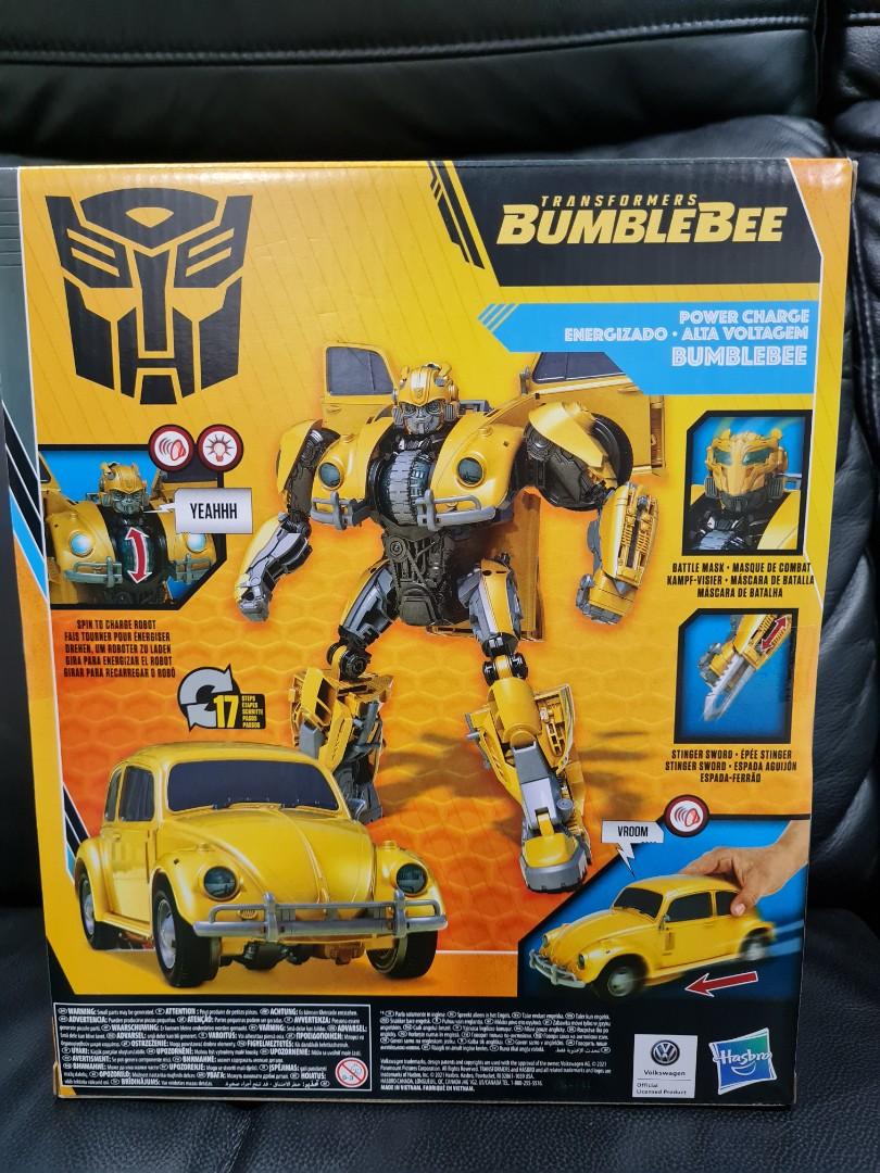 Transformers Toys: Bumblebee Movie Power Charge Bumblebee Action Figure ...