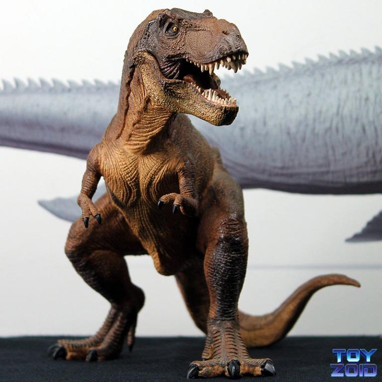 T-Rex Tyrannosaurus Rex Brown Papo Genuine Jurassic Park Dinosaur ...