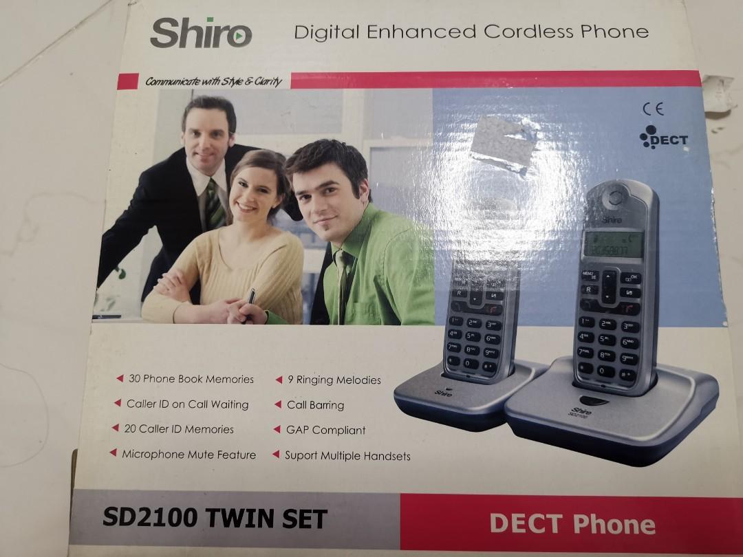 Twin set Dect digital enhanced cordless phone, Mobile Phones & Gadgets ...