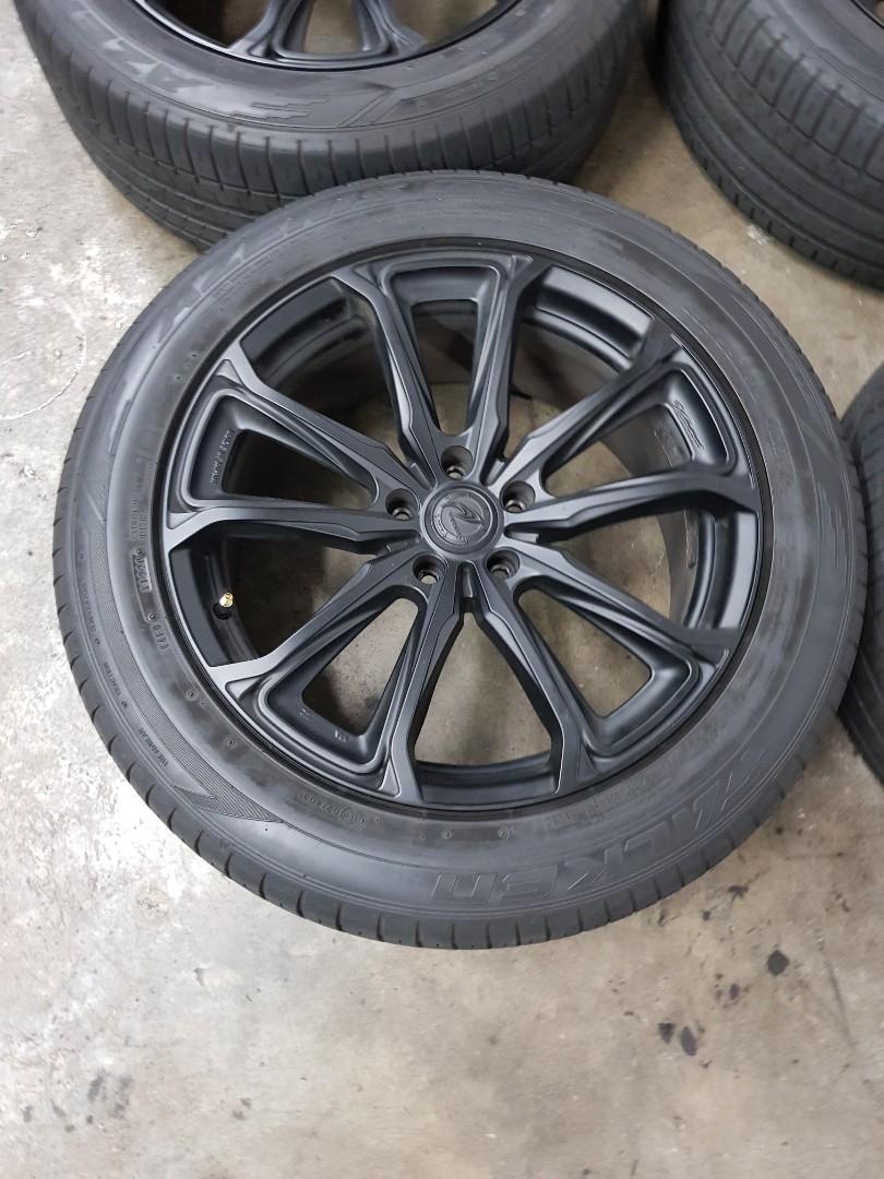 Used Original Rays Versus 19" Rims with Tyres, Car Accessories, Tyres ...