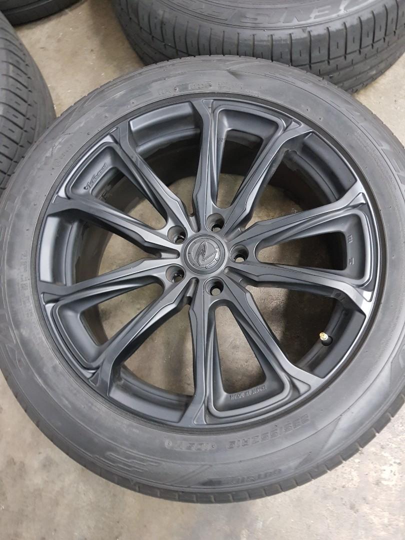 Used Original Rays Versus 19" Rims with Tyres, Car Accessories, Tyres ...