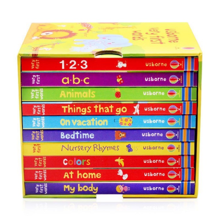 Very First Words 10 Books Set (10 Board Books Collection) Gift Early ...