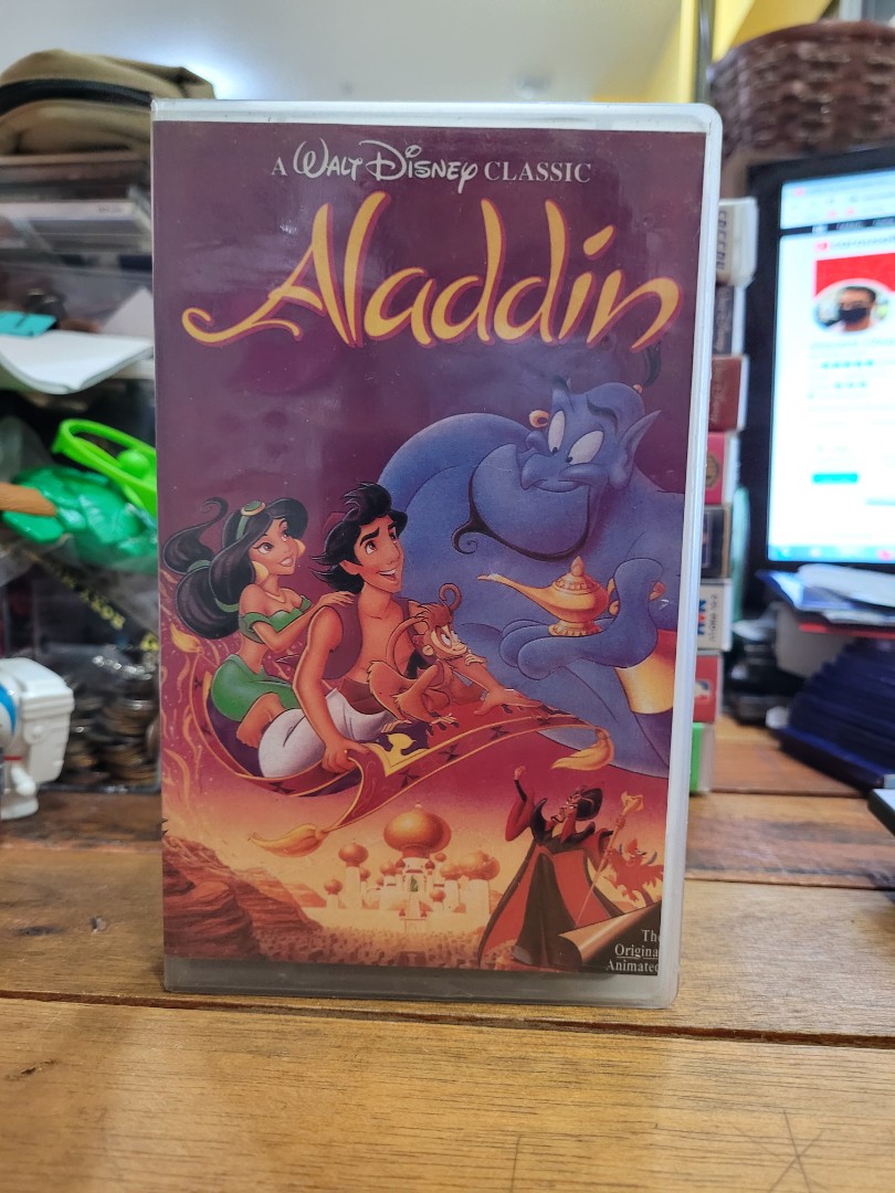 (VHS) Aladdin, Hobbies & Toys, Music & Media, CDs & DVDs on Carousell